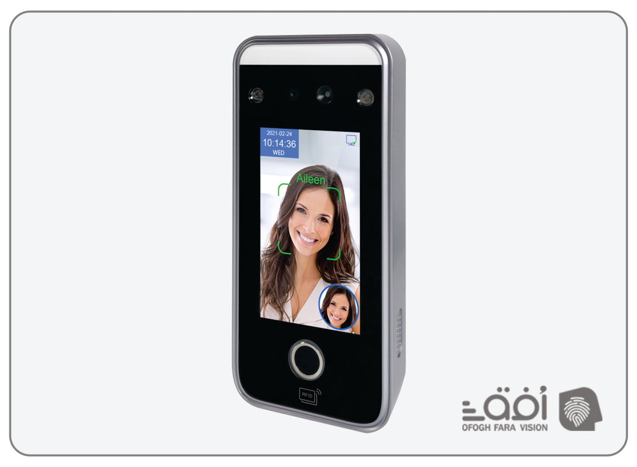 دستگاه حضور و غیاب تشخیص چهره AI-26 - افق فراویژن